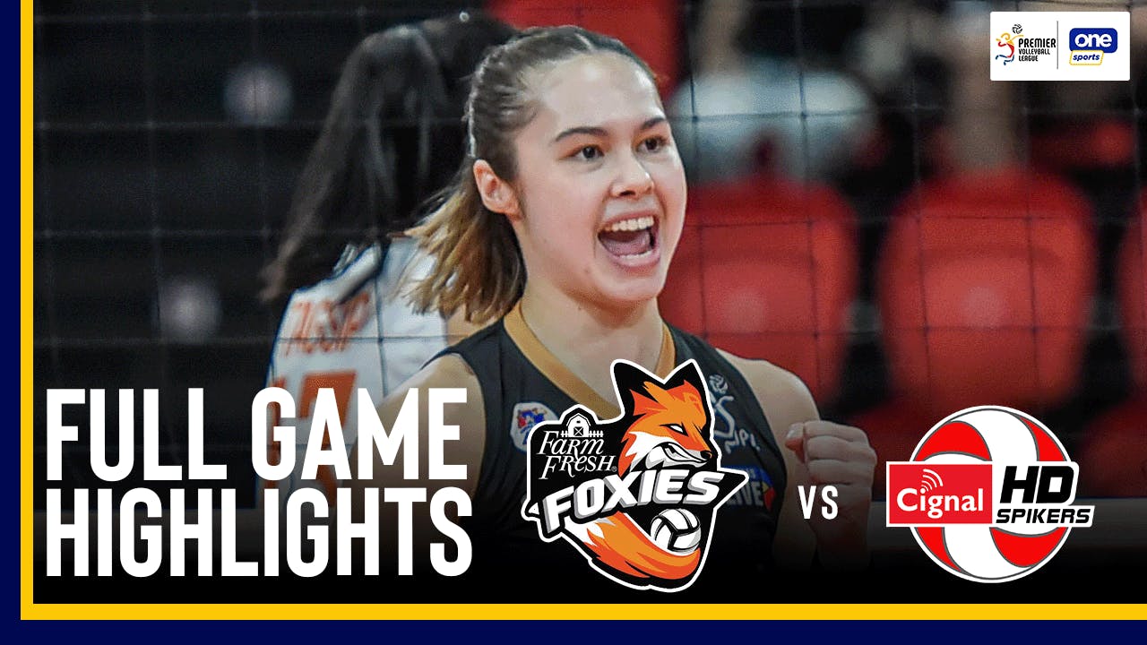 PVL Game Highlights: Cignal returns to winning form against Farm Fresh | OneSports.PH